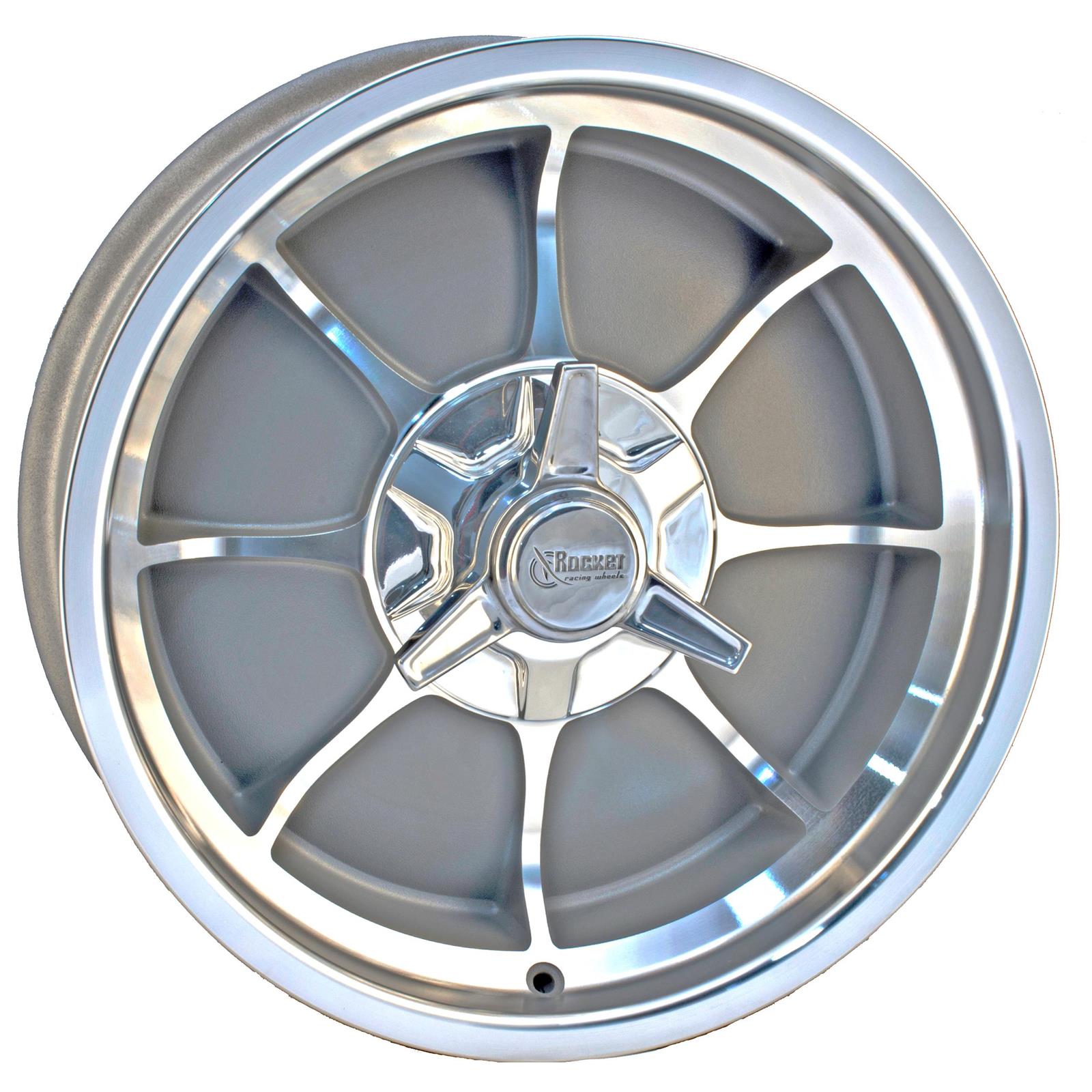 Rocket Racing Wheels Fire Wheel, 18x6, 5 on 4.75, 2.875 Backspace
