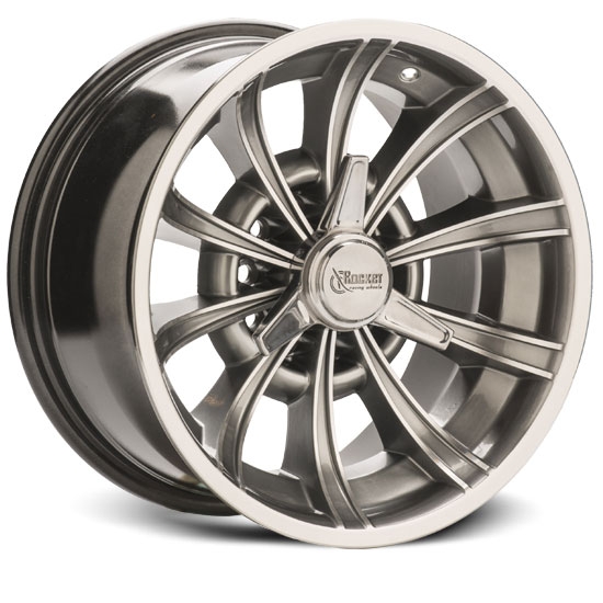 Rocket Racing R106-580437 Sunburst Wheel, 15 x 8, 3.75 Inch BS