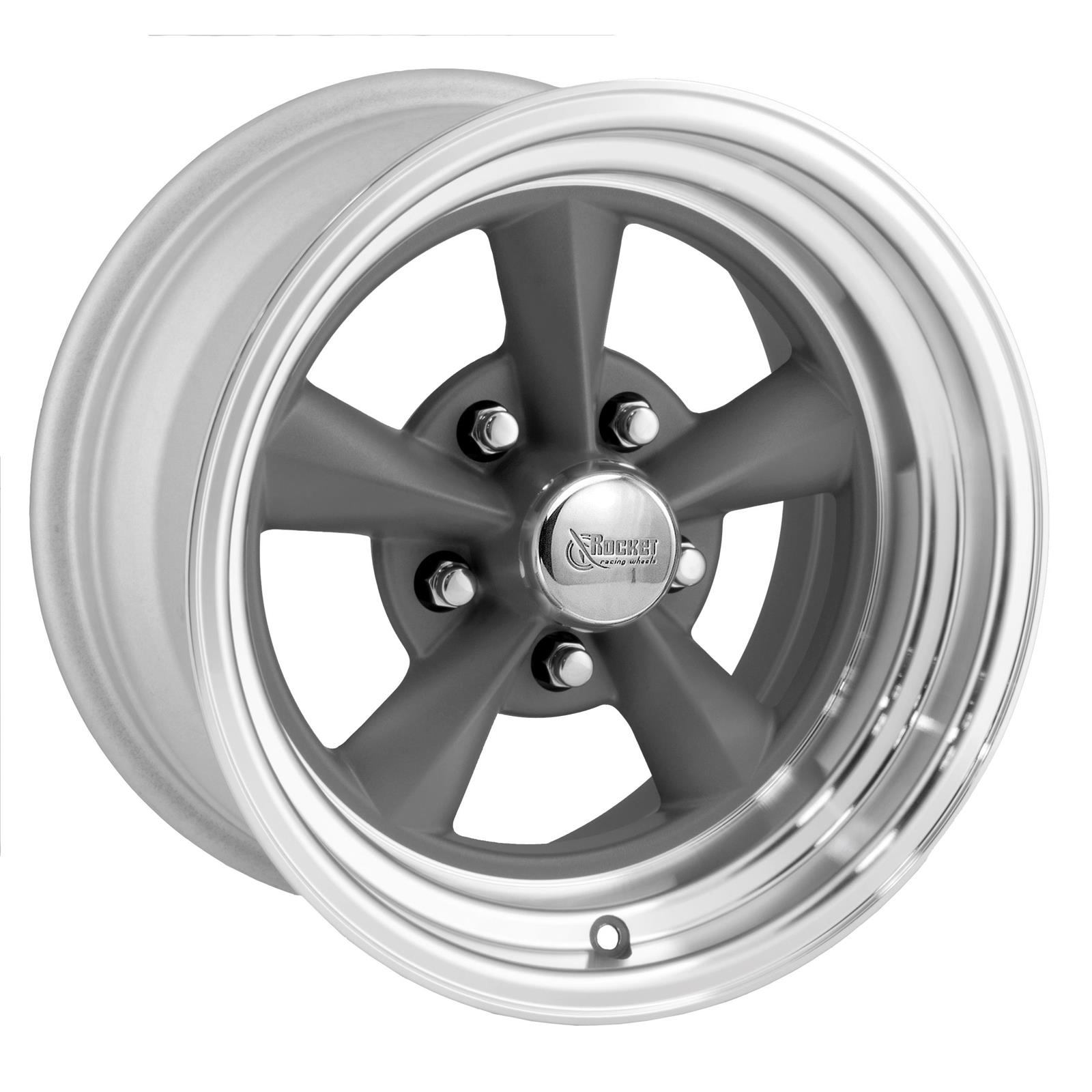 Rocket Racing Wheels Fuel Series 15X8 Wheel, 5X4.75 BP, 4.5 BS