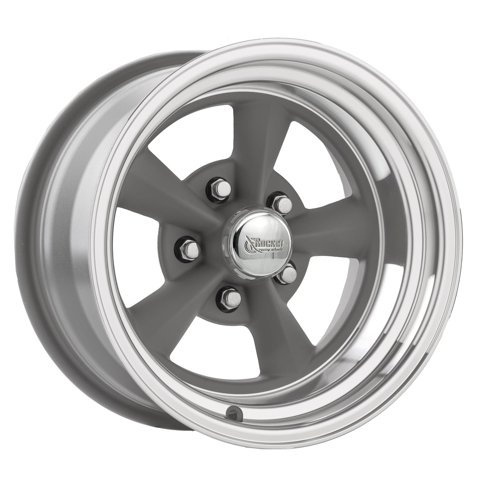 Rocket Racing Wheels Fuel Series 15X8 Wheel, 5X4.5 BP, 3.75 BS