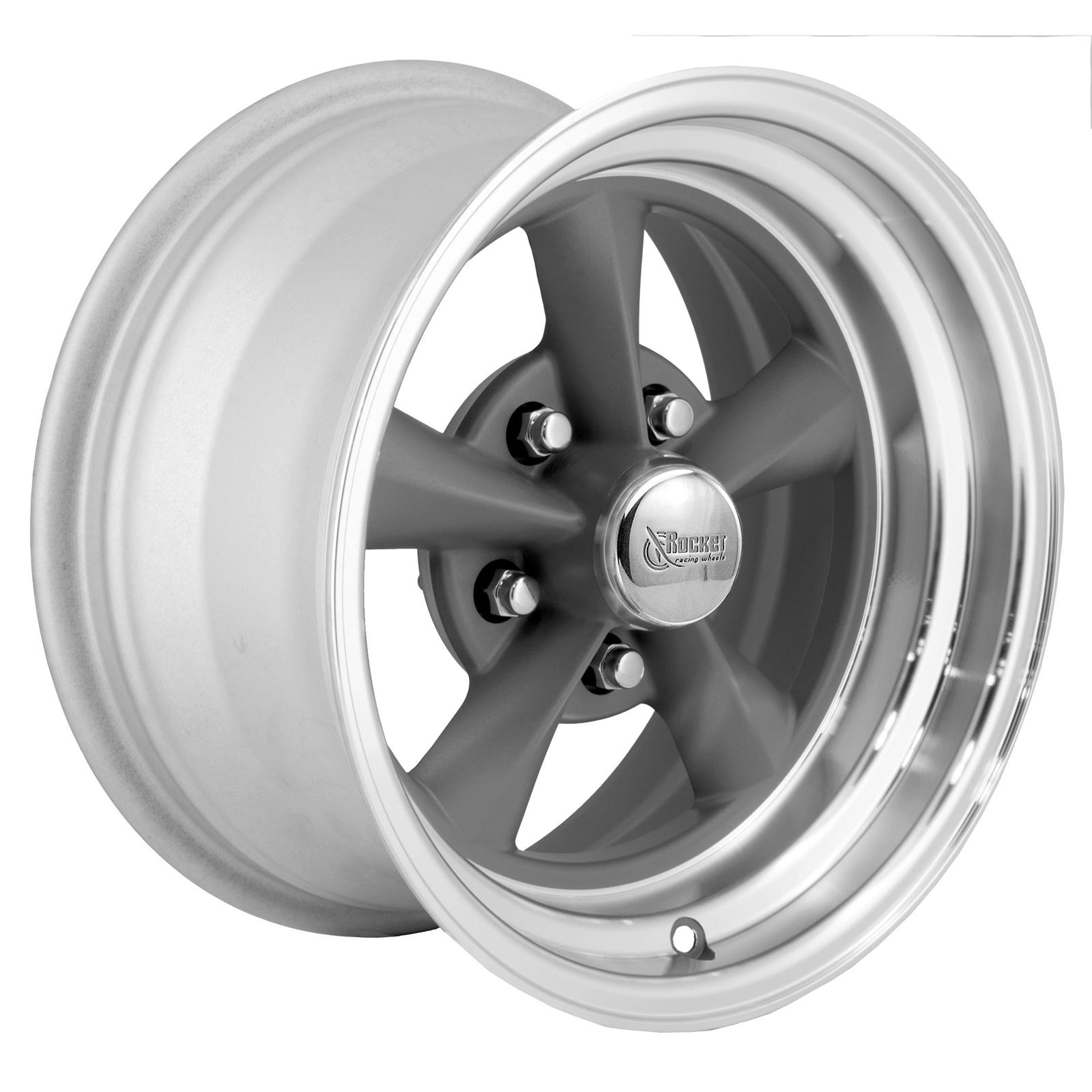 Rocket Racing Wheels Fuel Series 15X8 Wheel, 5X4.5 BP, 4.5 BS