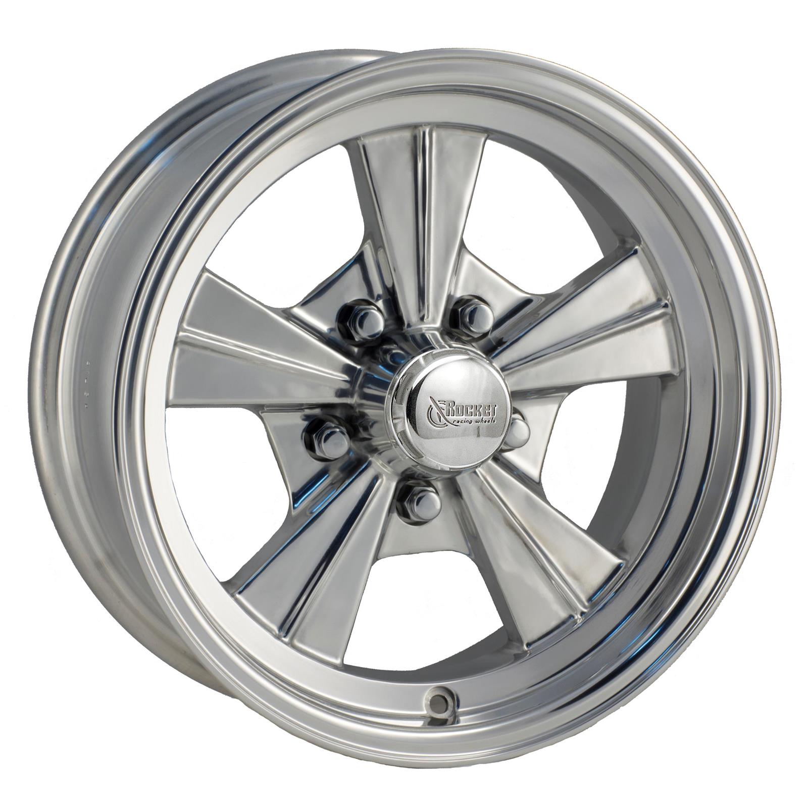 Rocket Racing Wheels Strike Series 15X6 Wheel, 5x5.5 BP, 3.25 BS