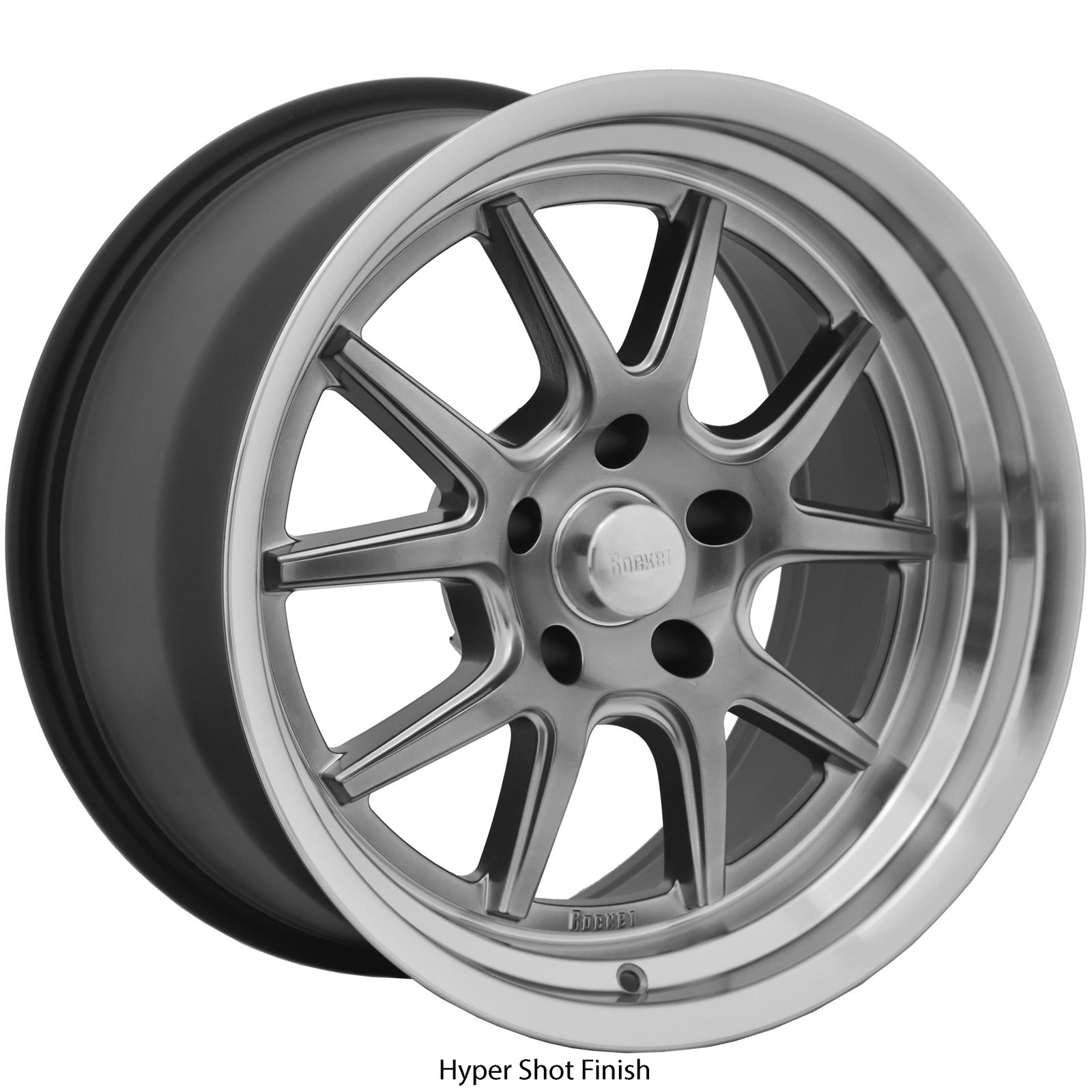 Rocket Racing Wheels Attack Wheel, 18x10, 5 on 4.5