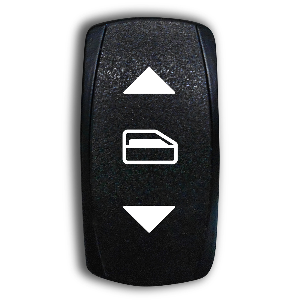 New Vintage USA 21052-01 LED Backlit Rocker Switch Window Icon