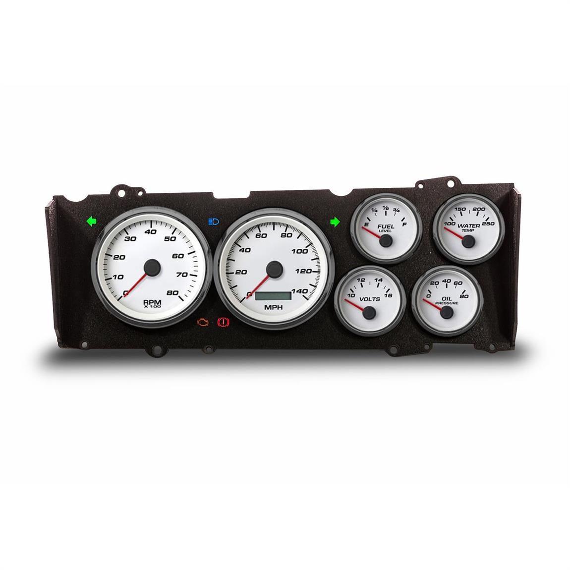 New Vintage USA 81111-03 6 Gauge Performance White 78-88 Cutlass