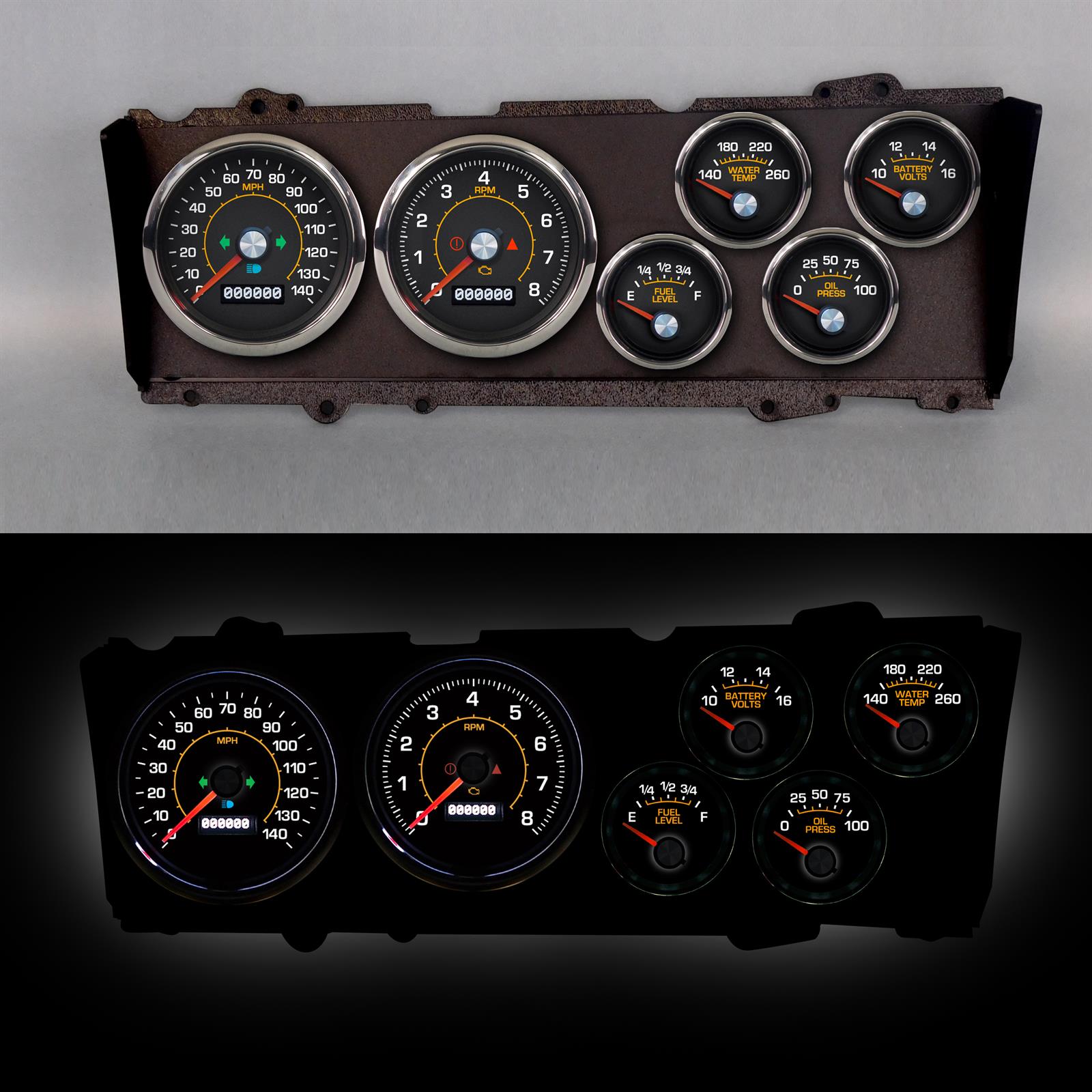 New Vintage USA 81378-78 78-88 Cutlass M-102 Series Gauge Set