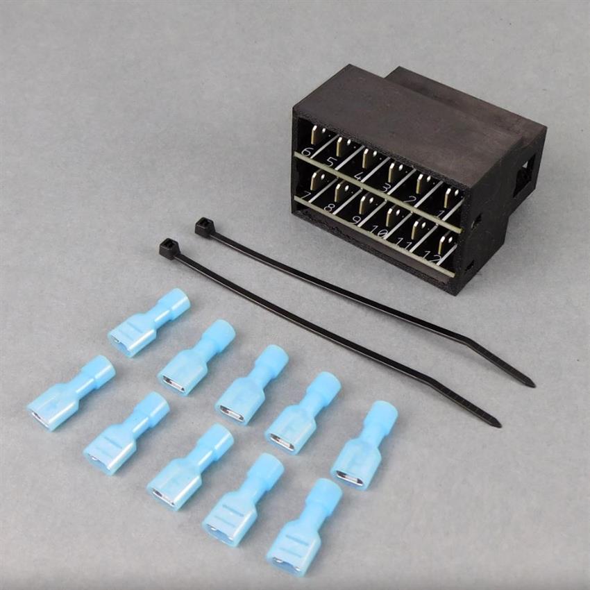 New Vintage USA 99501-03 12 SNAP-ADAPT 12 Pin Gauge Wiring