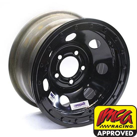 Speedway IMCA Approved Beadlock 15 Inch Wheel, 15x8, 5 on 4-3/4