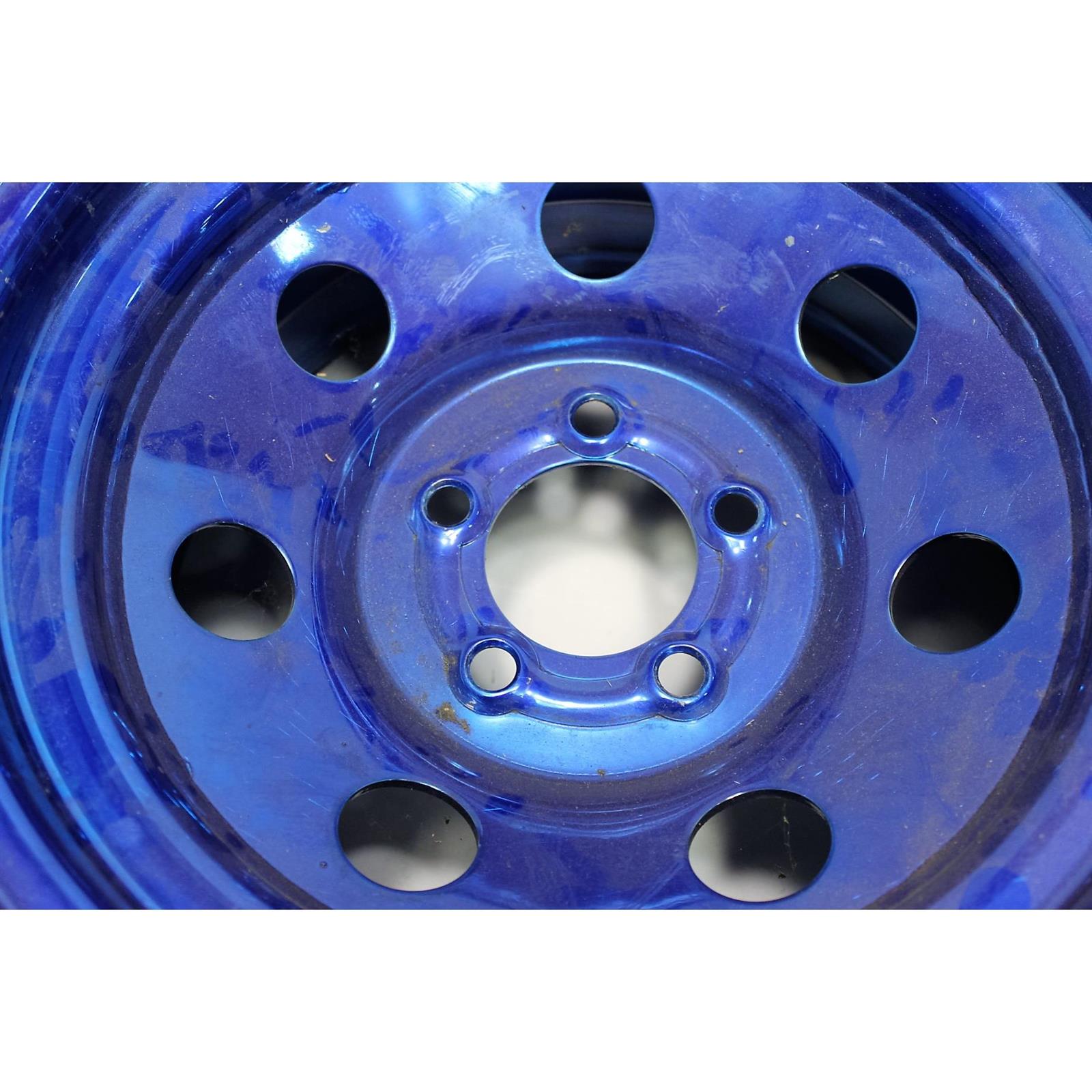 Garage Sale - Cool Man Chromodized Blue Steel Wheels, 15x8, 5 on 4.5 ...