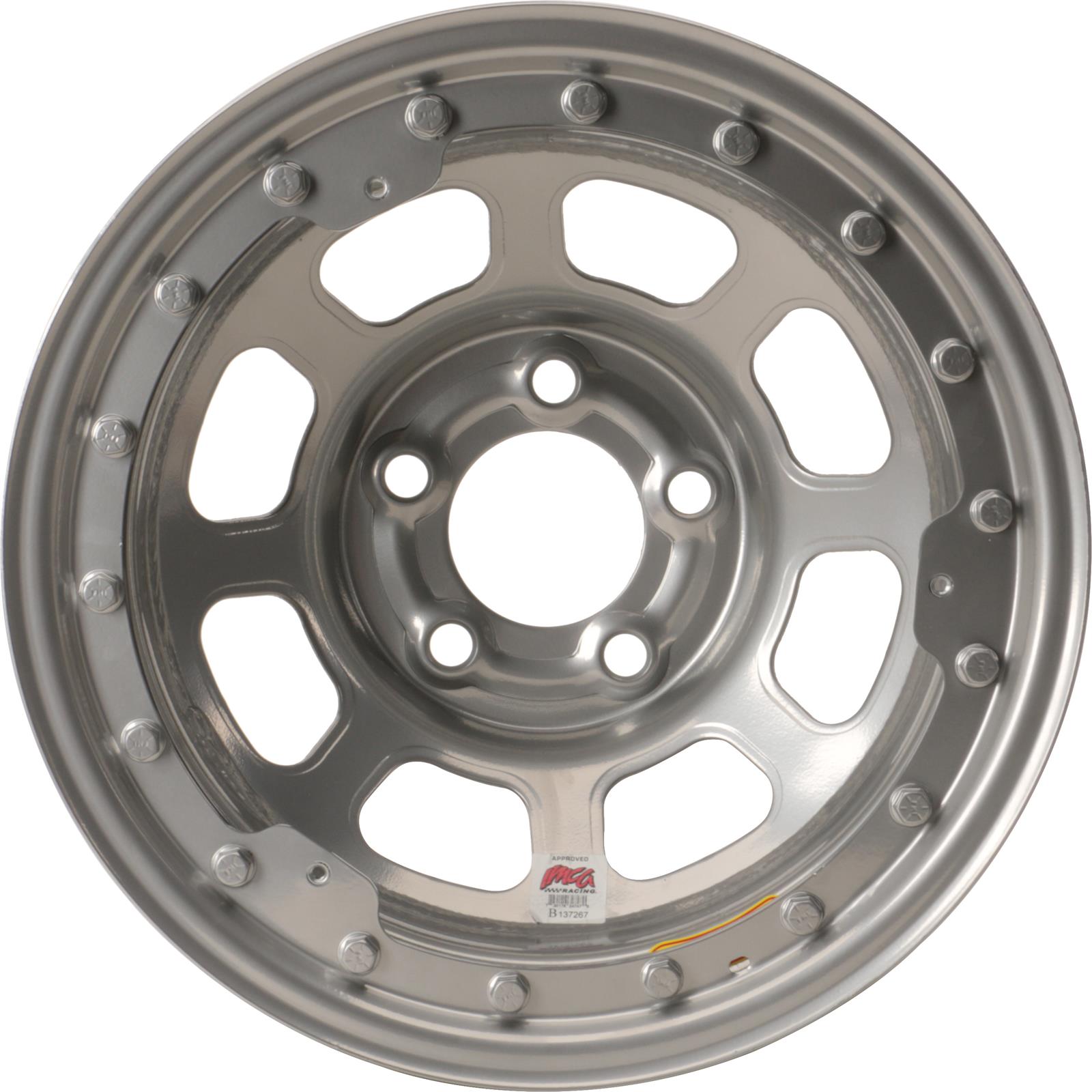 15x8 IMCA B/lock Wheel D-hole Silver 5x5 Bassett 58D52ISLK for sale ...