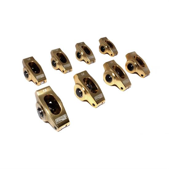 COMP Cams 19001-8 Ultra Gold Rocker Arms, Full roller, 3/8 Stud, Set