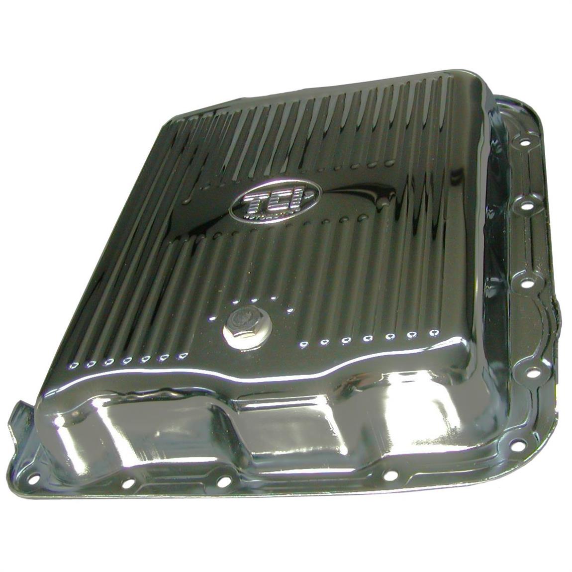 TCI 378011 GM 700R4/4L60/65E Chrome-Plated Pan (Stock Depth)