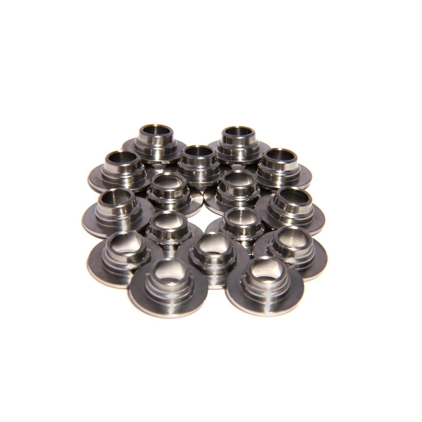 COMP Cams 791-16 Titanium Valve Spring Retainers, 7 Deg., 4.6L, Set/16