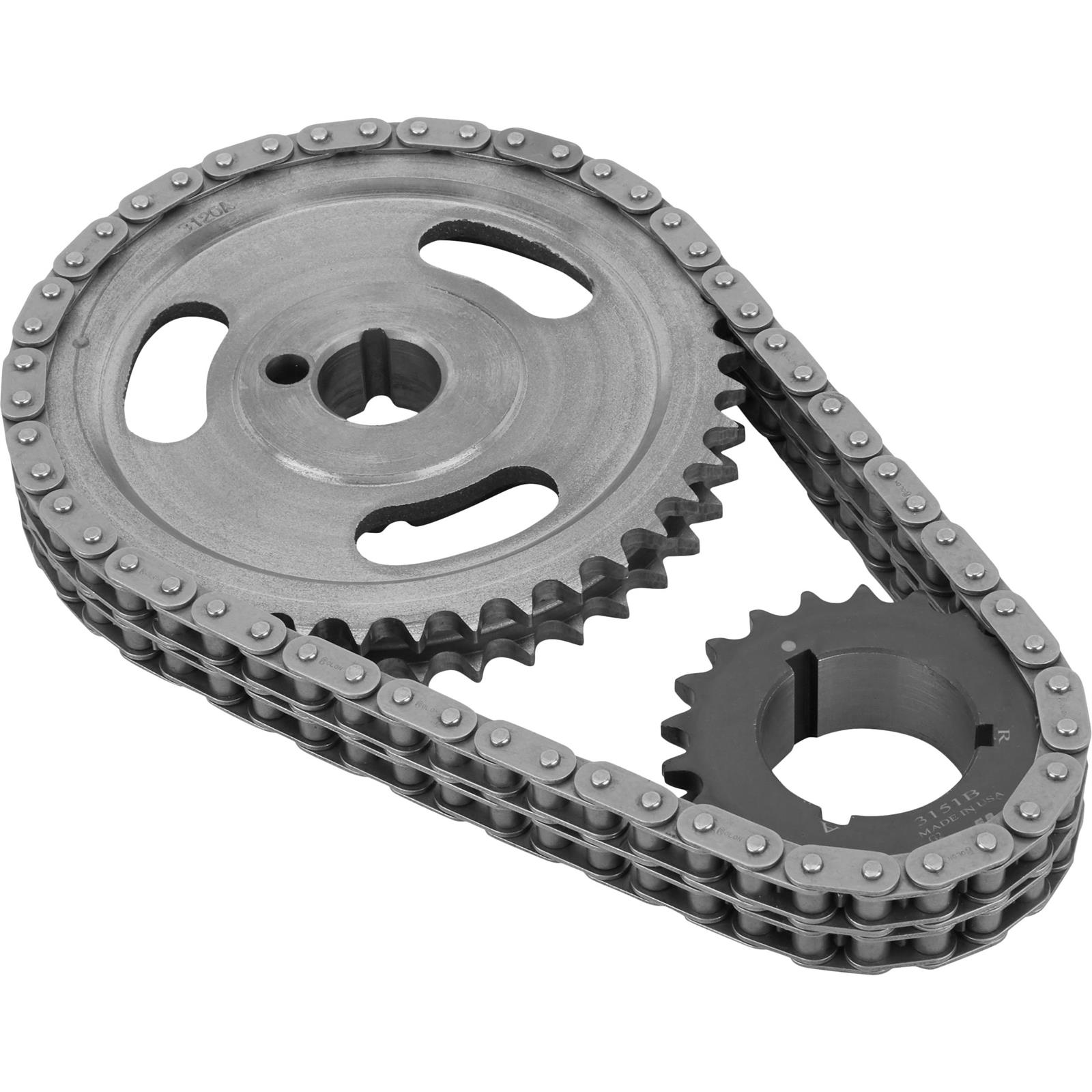 Double Roller Timing Set, Early Small Block Ford, 3 Keyway