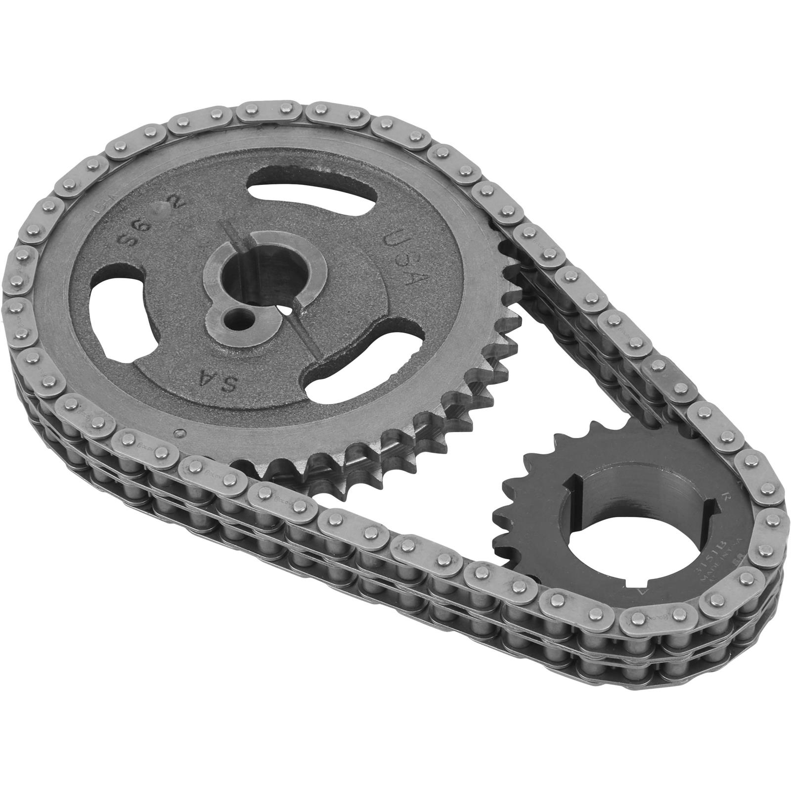 Double Roller Timing Set, Late Small Block Ford, 3 Keyway