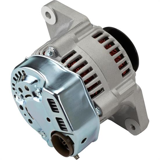 GM Denso Style 1-Wire Mini Race Alternator Kit, 90A, Low Mount
