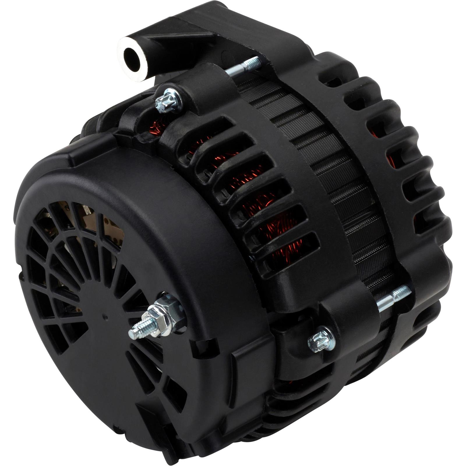 GM AD244 Style High Output 220 Amp All Black Alternator