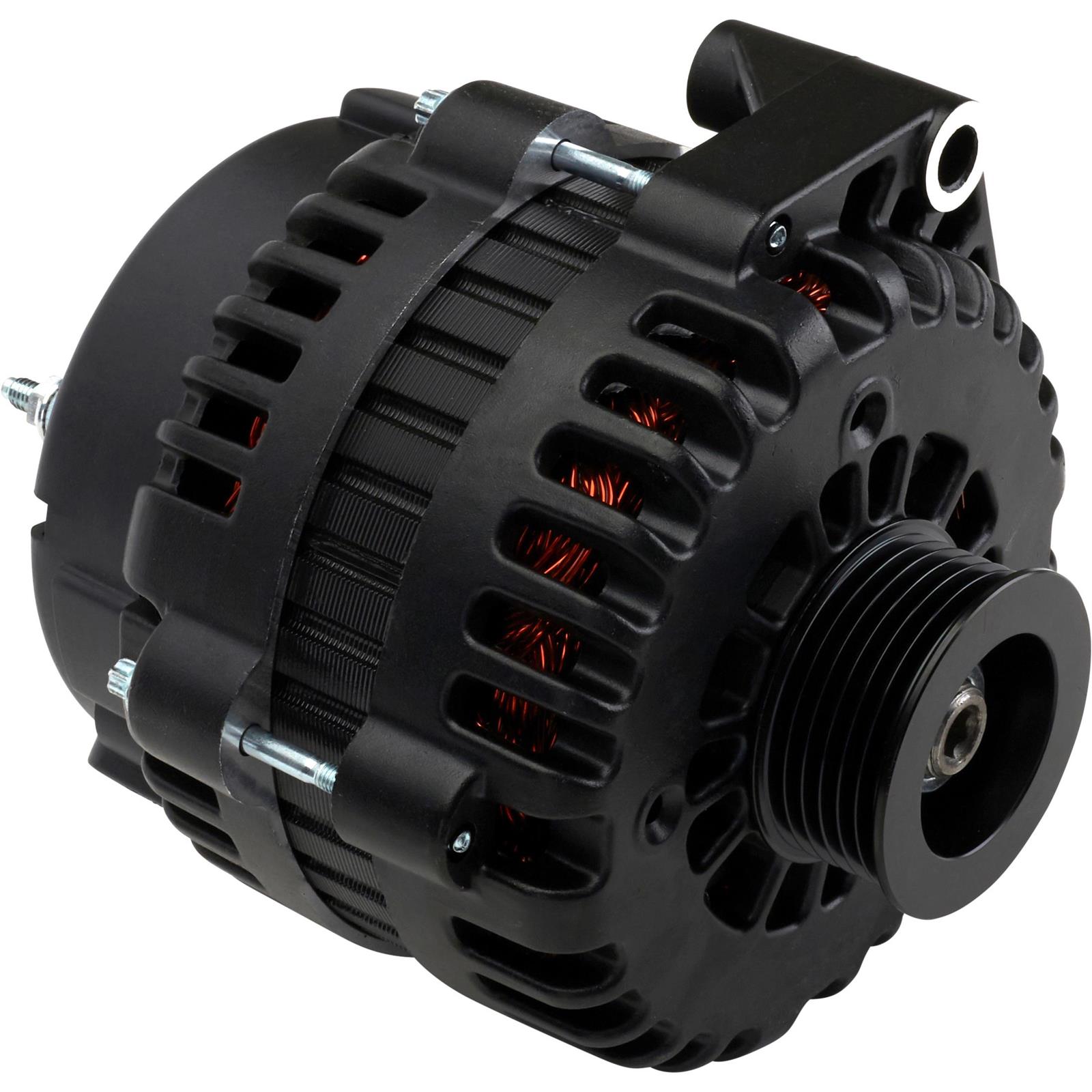 GM AD244 Style High Output 220 Amp All Black Alternator
