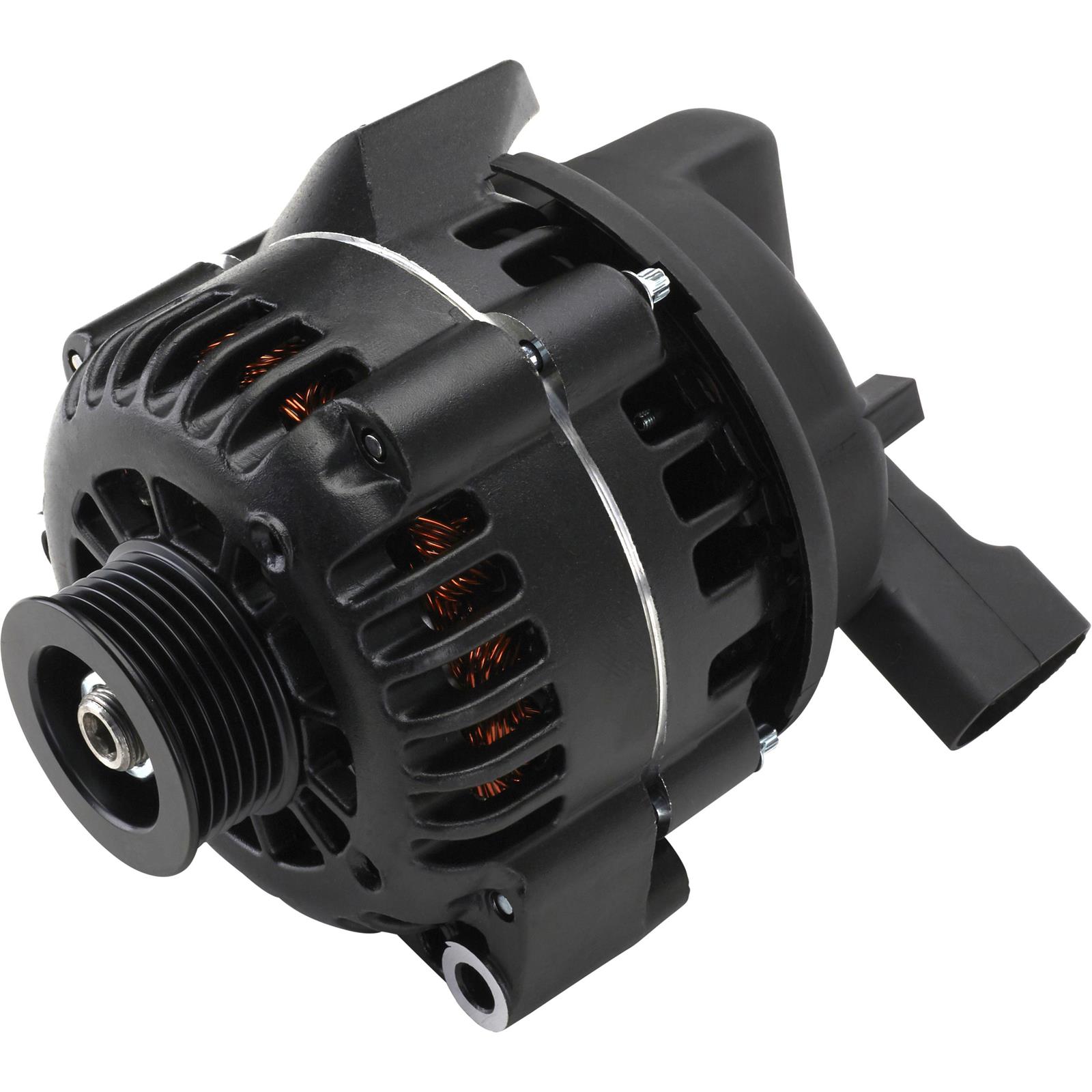 GM CS130D Style High Output 180 Amp All Black Alternator