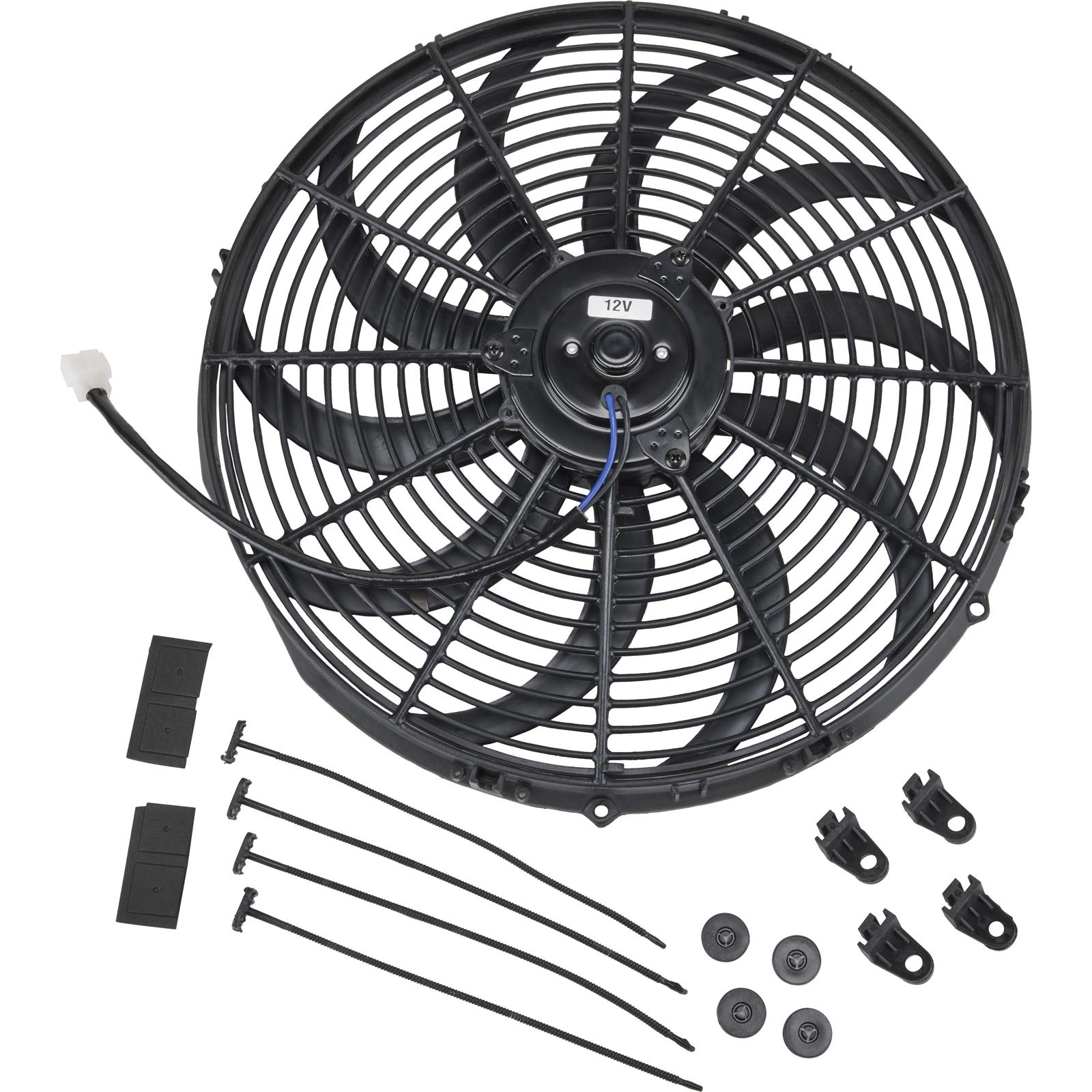Speedway Universal Electric Radiator Cooling Fan, 16 Inch