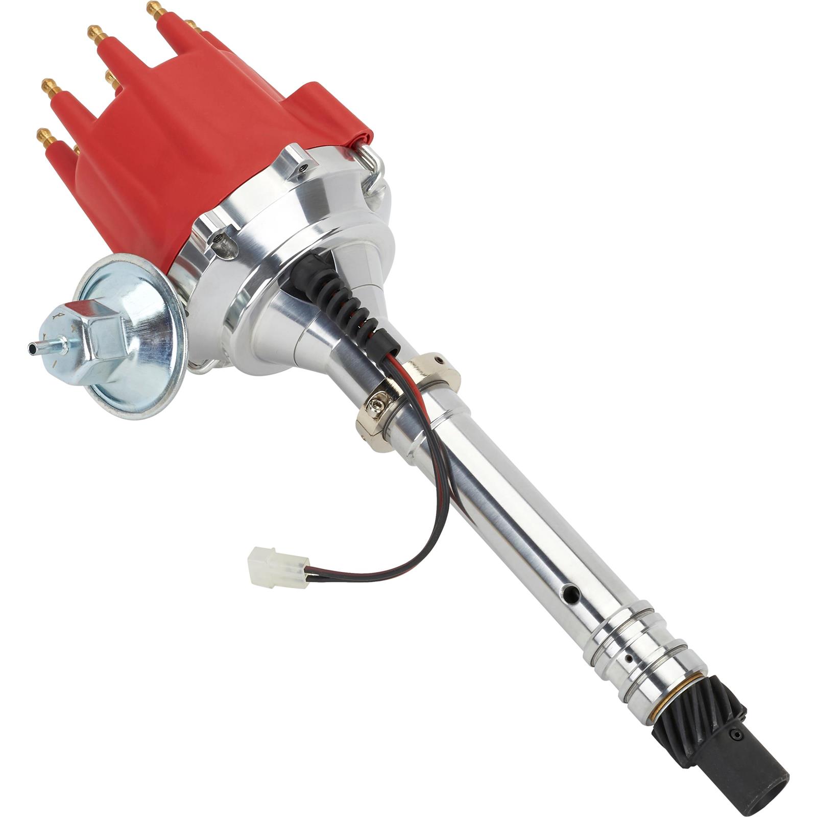 Speedway Motors Pro Series Billet Distributor, Chevy V8, Red