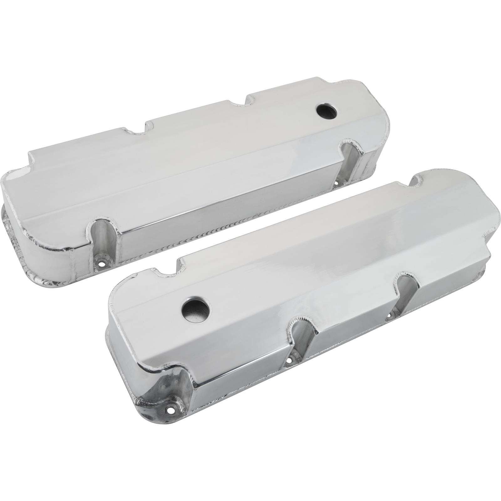 Speedway Motors Fabricated Polished Aluminum Valve Covers