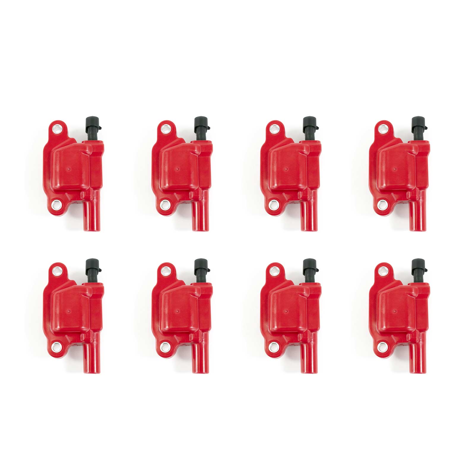 2005-2018 LS High Performance Ignition Coils, Set Of 8, Red