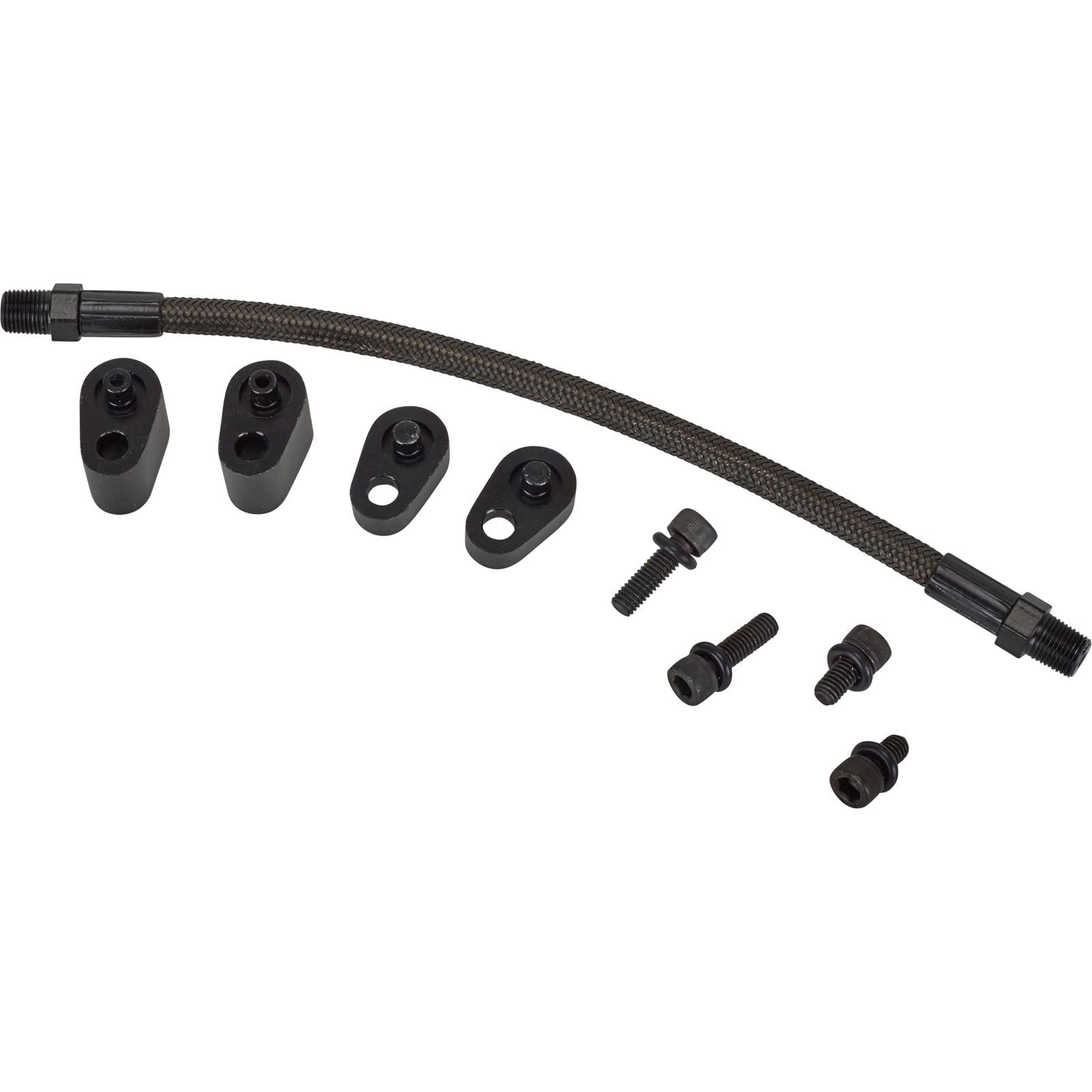 Speedway Motors LS Steam Vent Kit, Black