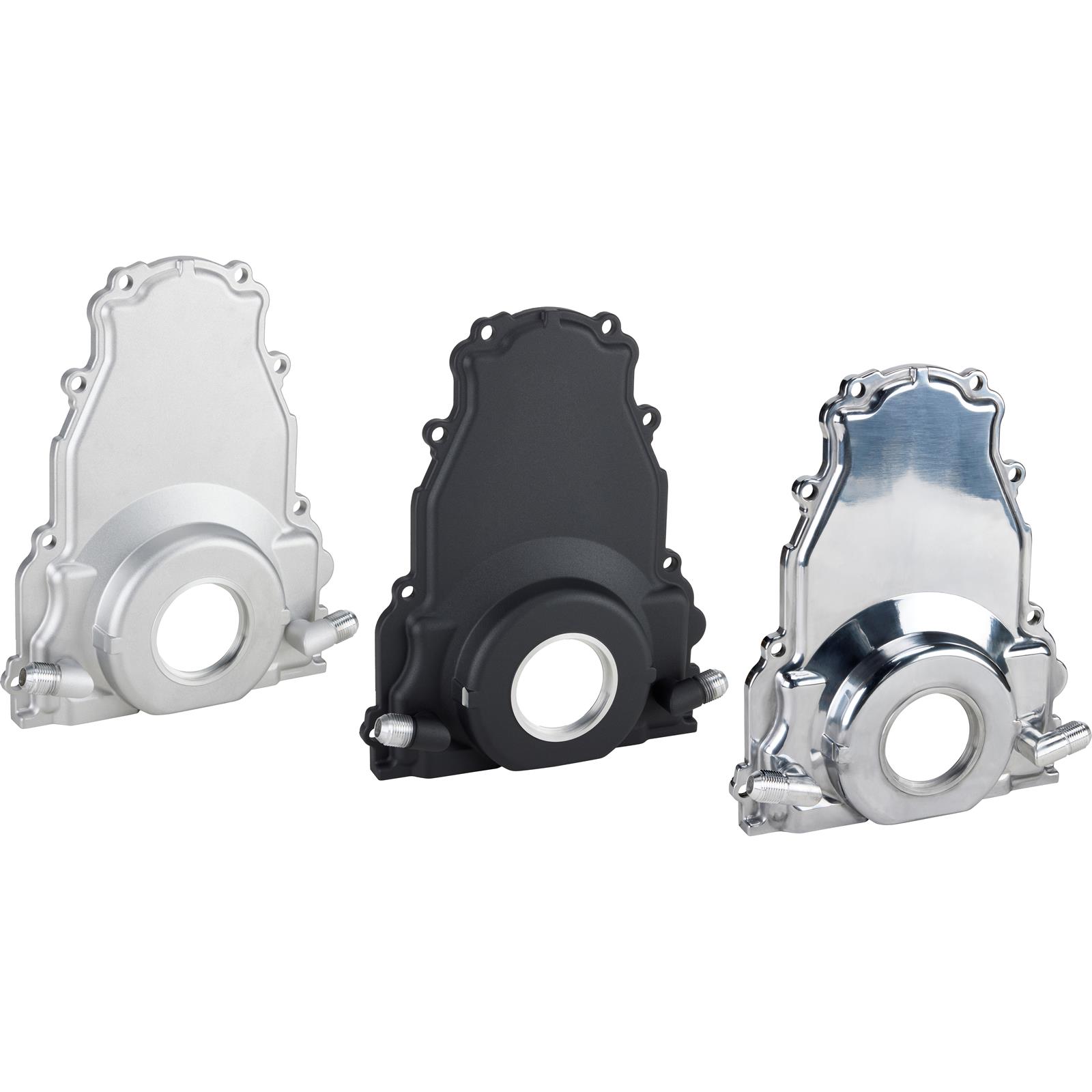 LS Generation 3 6061 Aluminum LS Turbo Timing Cover Kit With Drains