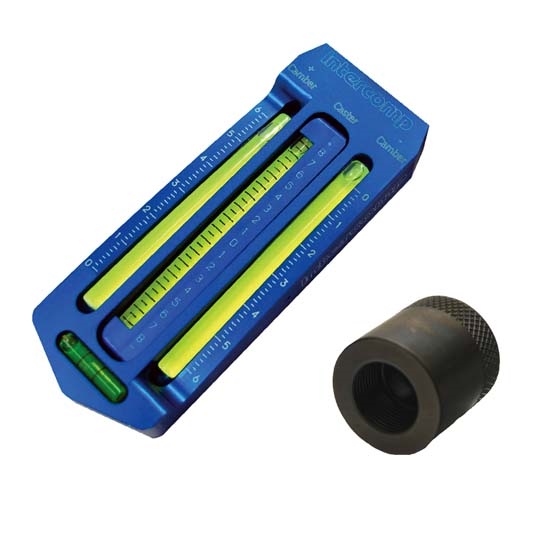 Intercomp 102043 Bubble Caster Camber Gauge With GM Adapter