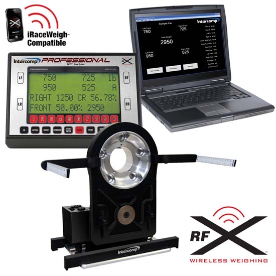 Intercomp 170211 RFX Wireless Precision Hub Plate Scale System