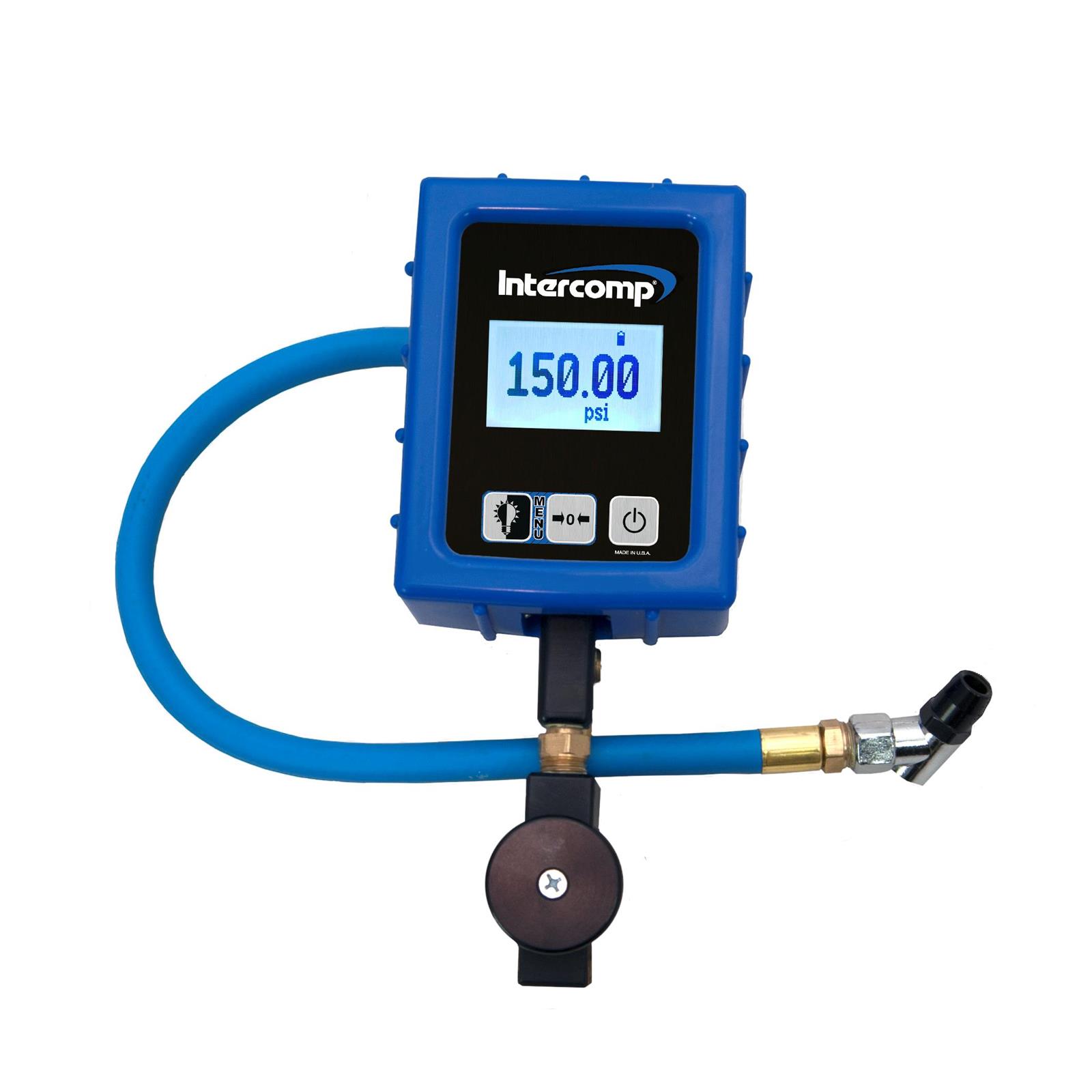 Intercomp 360099 Digital Fill and Read Air Pressure Gauge