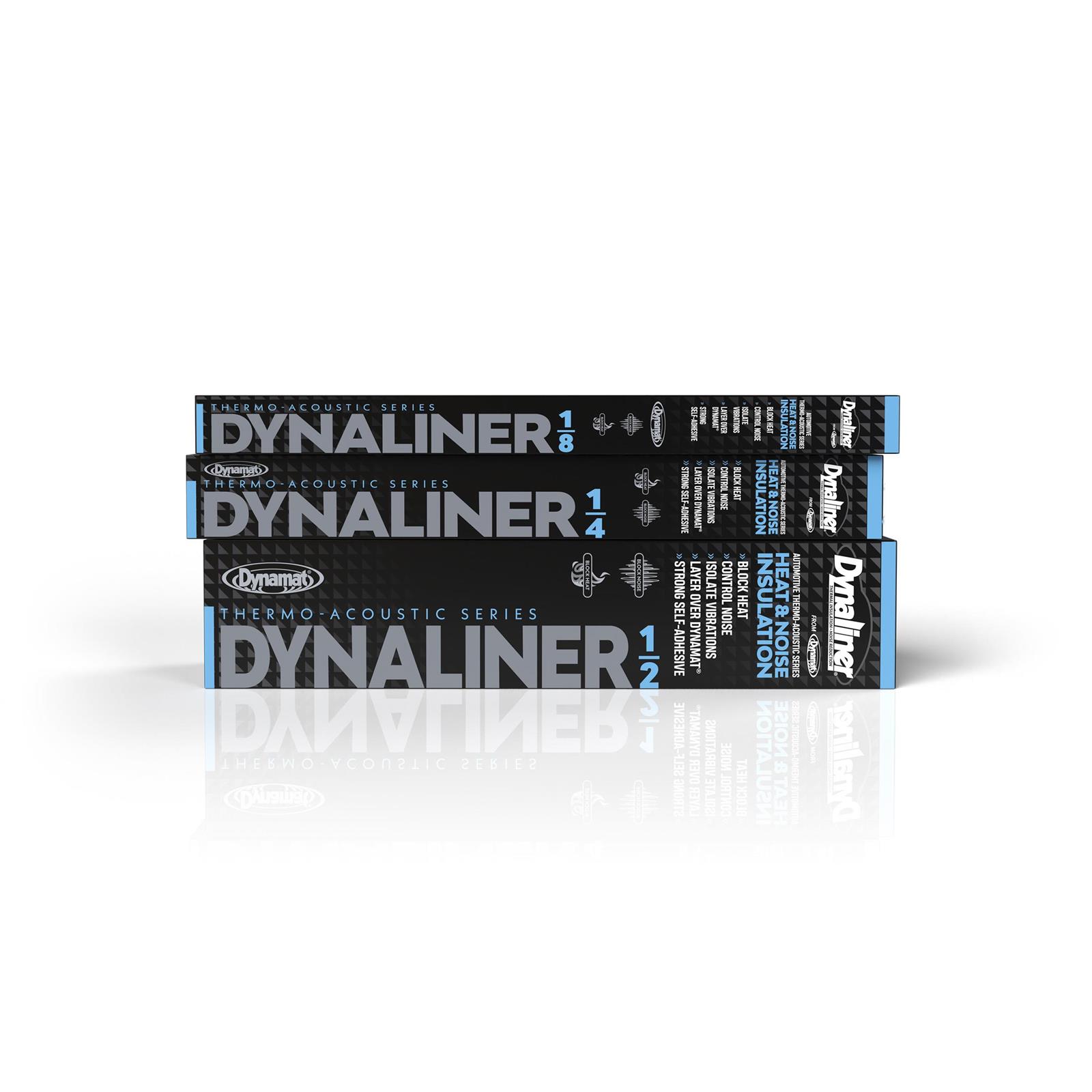 Dynamat 11103 Dynaliner Thermal & Sound Insulation, 1/2 Inch Thick