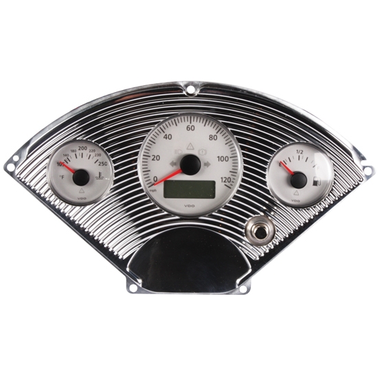 VDO A2C59519686 1955-56 Chevy Dash Insert w/ Sterling Viewline Gauges