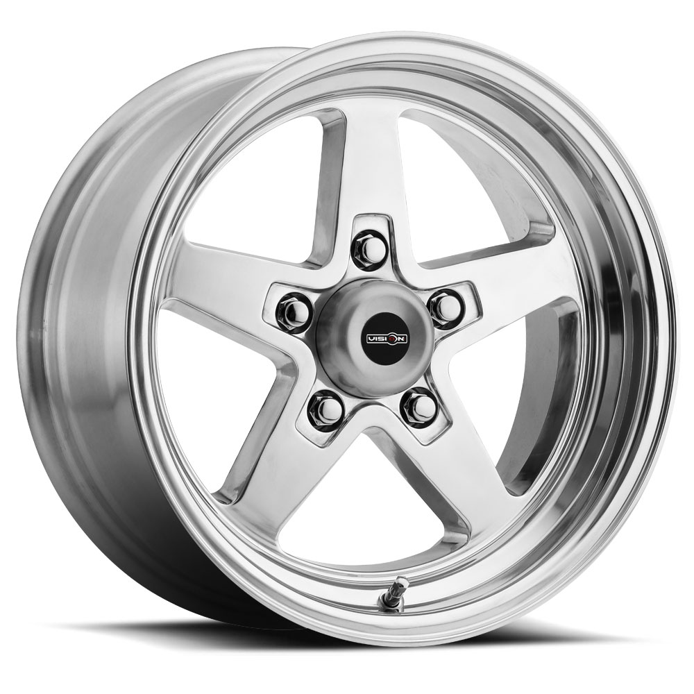 Vision 571-5765P0 American Muscle 571 Sport Star II Wheel, 15X7