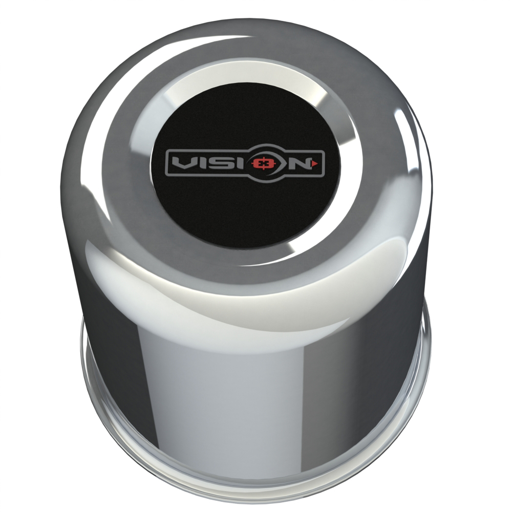 Vision Wheel C72LP-V 521 Wheel Center Cap, Long, Polished