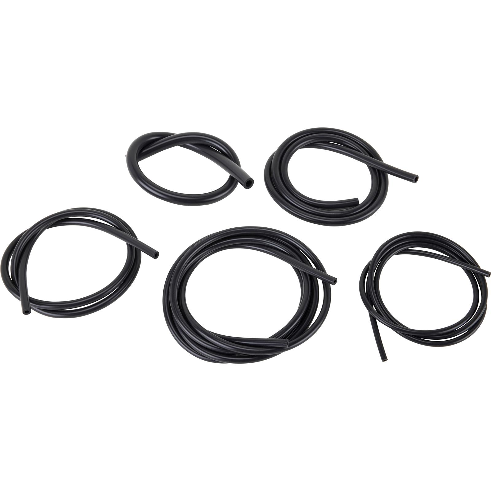 Vibrant 2104 Silicone Vacuum Hose Pit Packs, Black