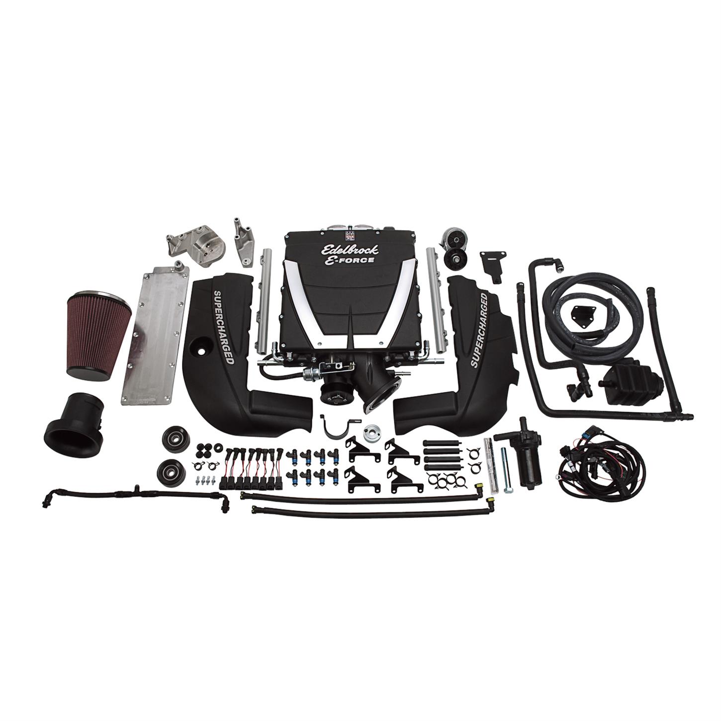 Edelbrock 15400 E-Force Supercharger Kit, LS3/L92 Engine Swap