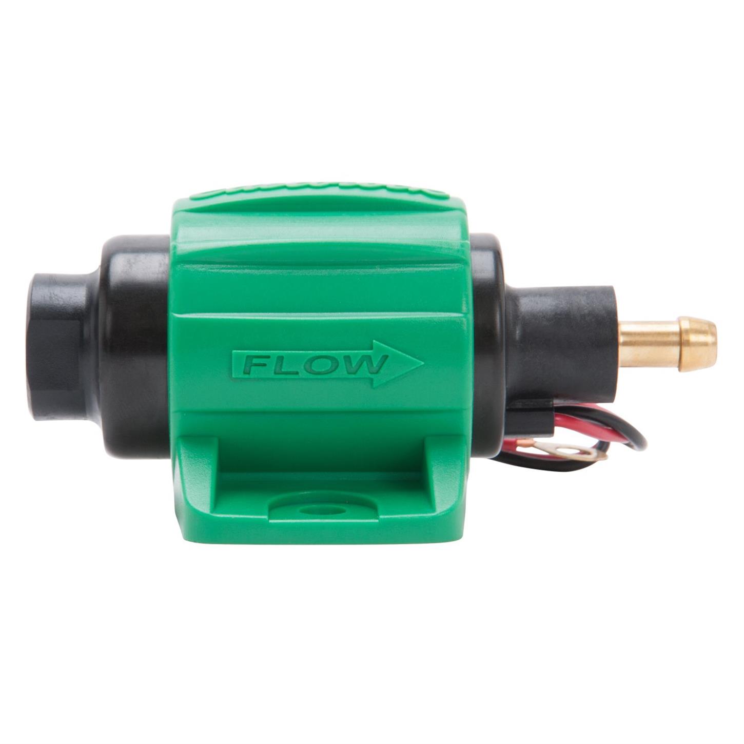 Edelbrock 17302 Universal Micro Electric Fuel Pump, 38GPH, Diesel