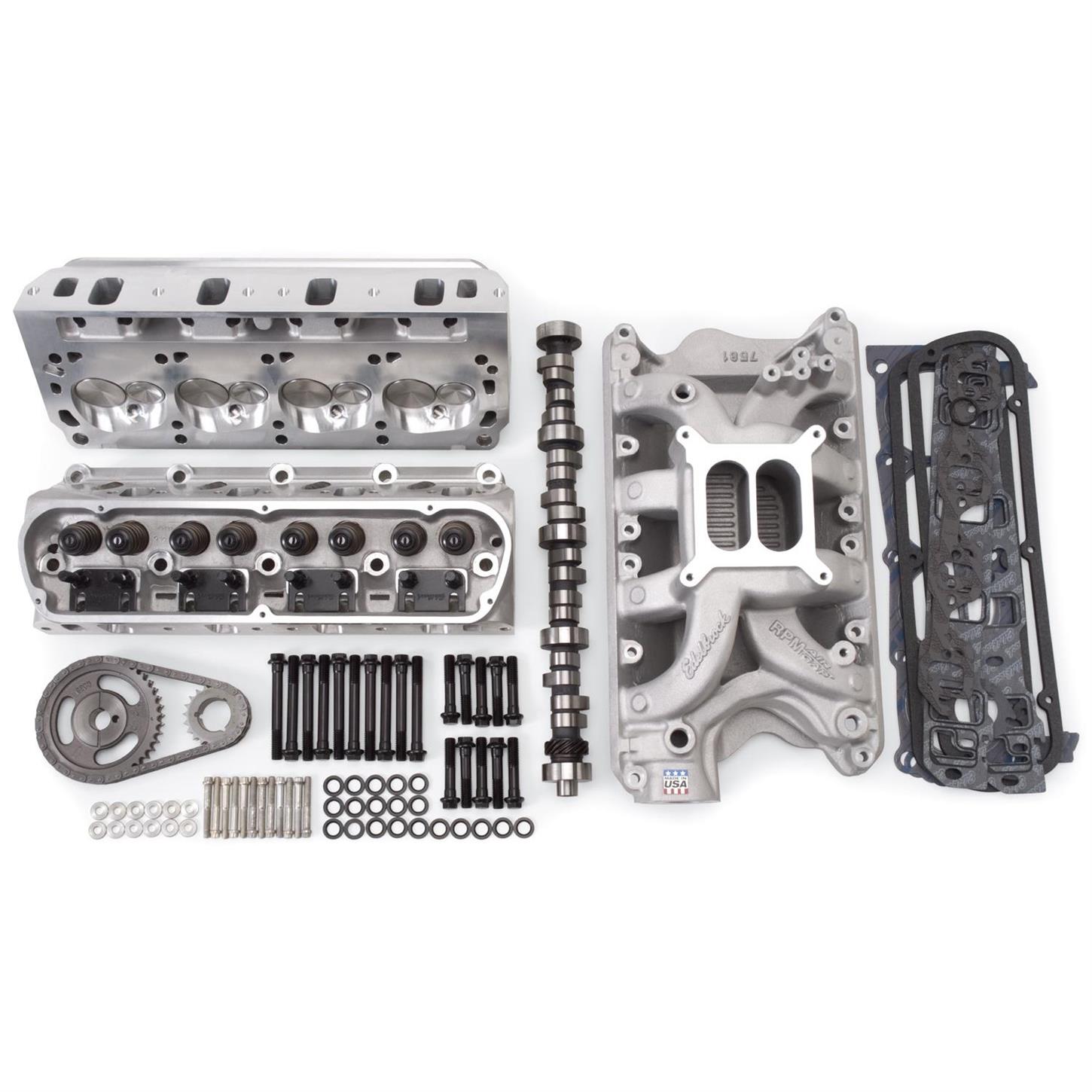 Edelbrock 20914 Power Package Top End Engine Kit, Ford 289,302