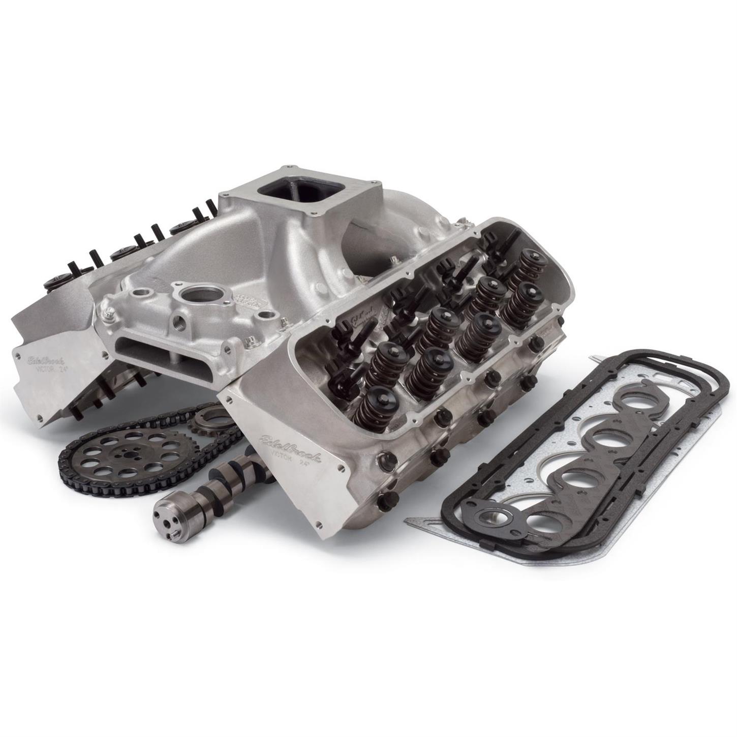 Edelbrock 20984 Power Package Top End Engine Kit, Chevy 350
