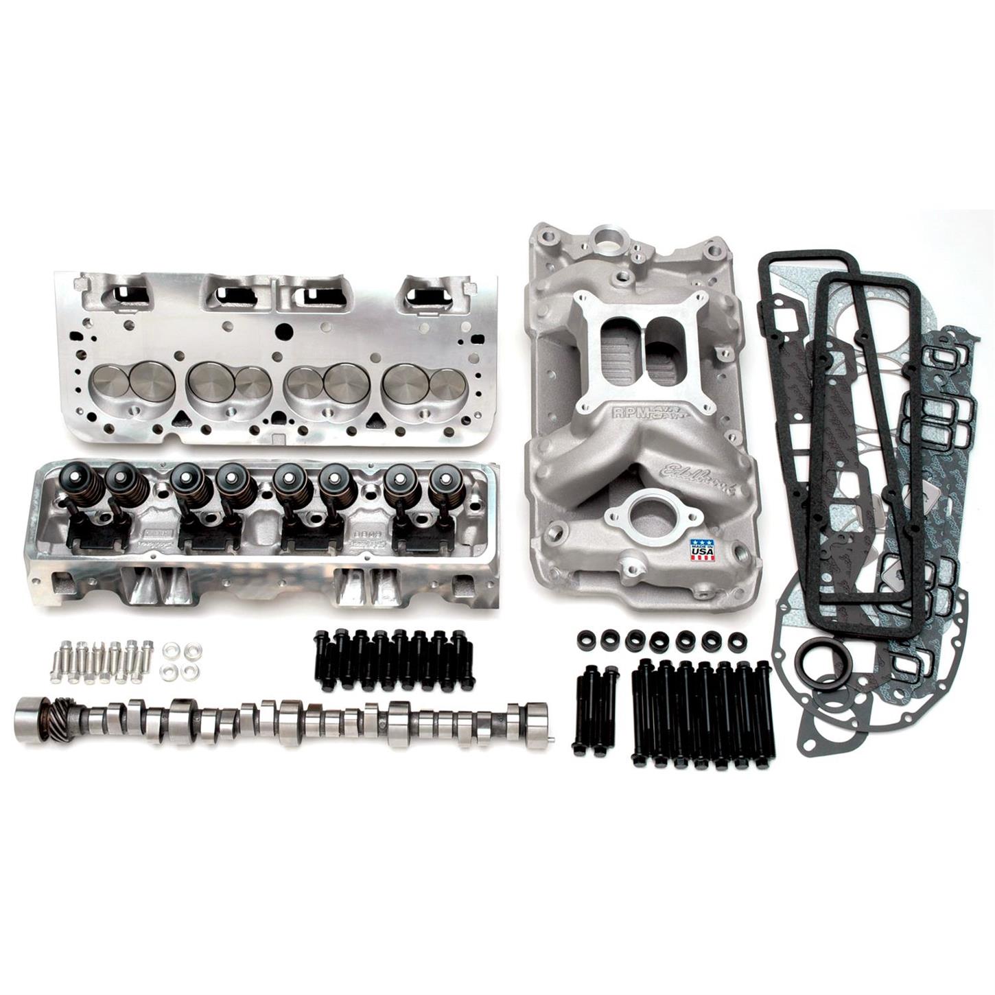 Edelbrock 2099 Power Package Top End Engine Kit, SBC 327-350
