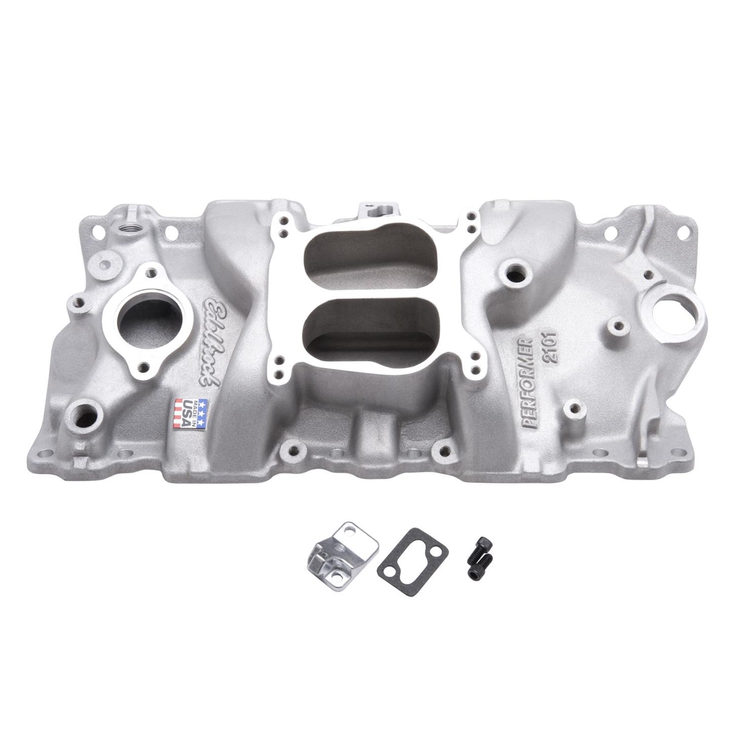 Edelbrock 2101 Performer 1955-86 Small Block Chevy Intake Manifold