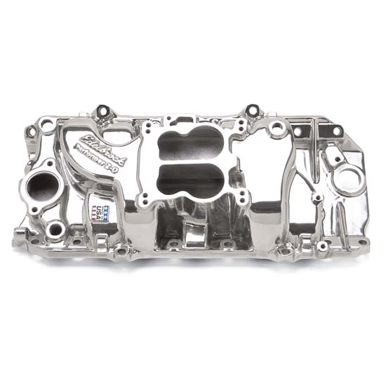 Edelbrock 21611 Performer Intake Manifold, Polished, Chevy 396-454
