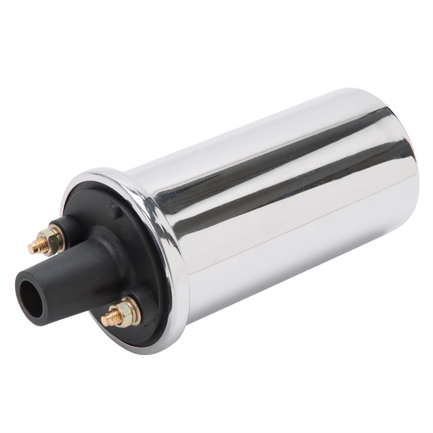 Edelbrock 22740 Max-Fire Ignition Coil, Chrome Finish