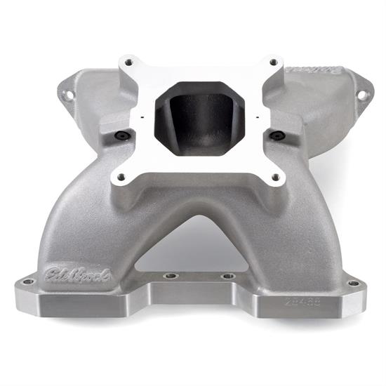 Edelbrock 28468 Victor 2 Piece Intake Manifold, 18 Degree