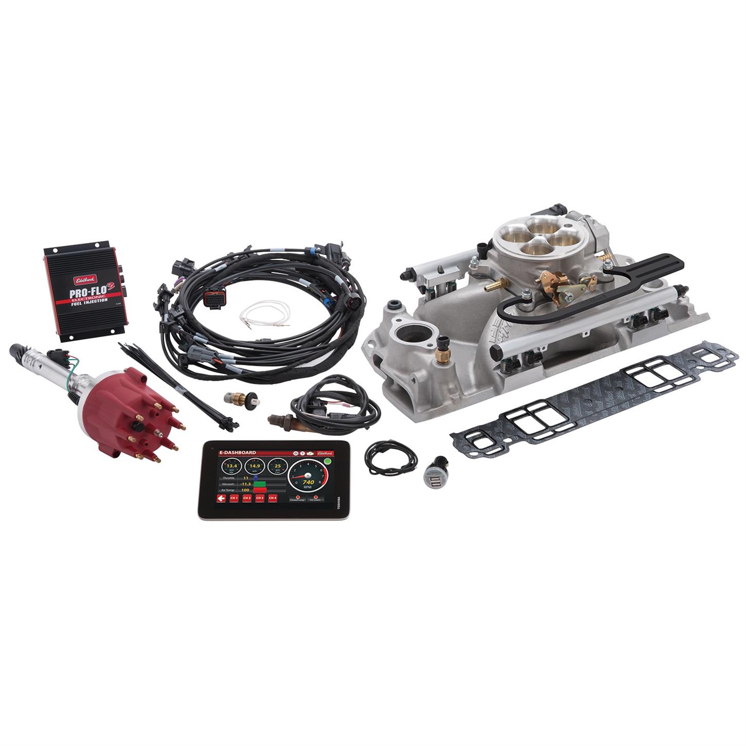 Edelbrock 3221 Pro-Flo 3 EFI System, S/B Chevy