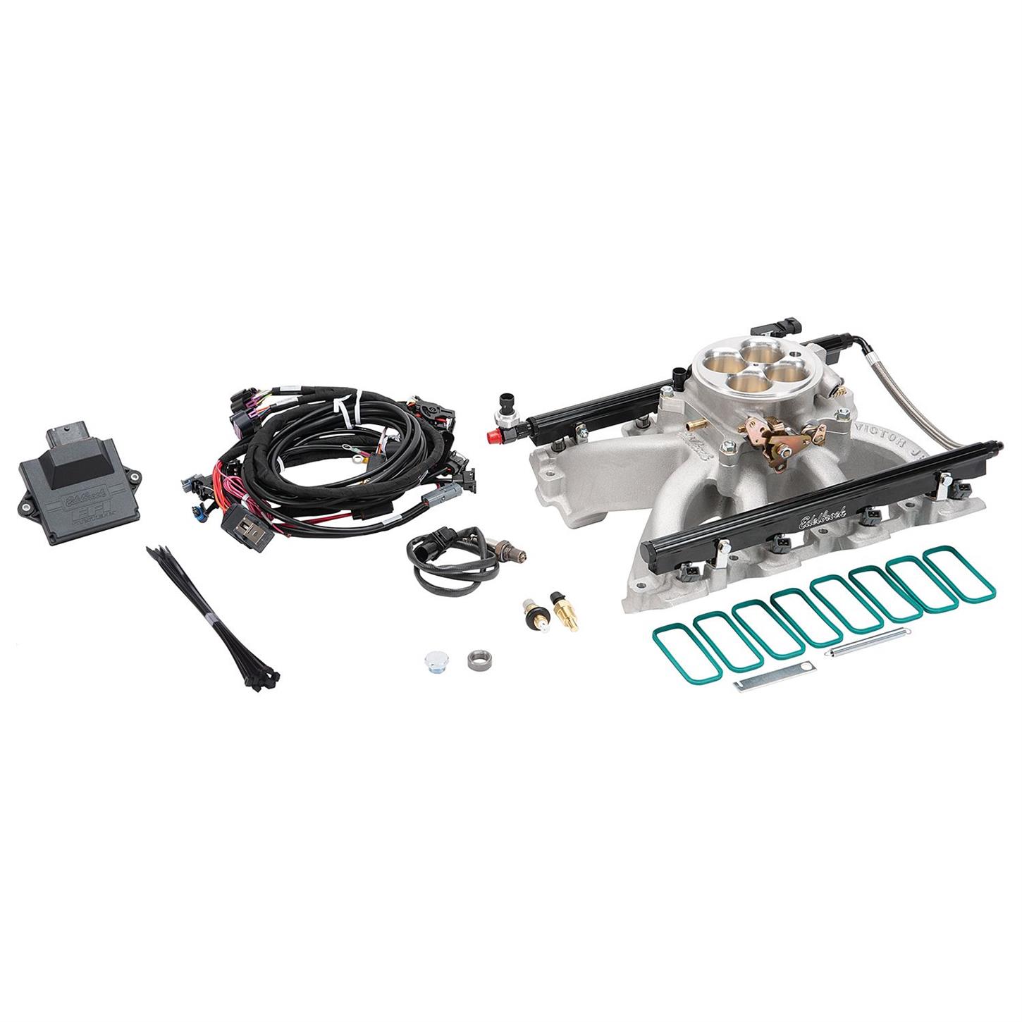 Edelbrock 357100 Pro-Flo 4 EFI 4150-Style Kit, GM LS, No Tablet