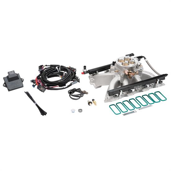 Edelbrock 357100 Pro-Flo 4 EFI 4150-Style Kit, GM LS, No Tablet