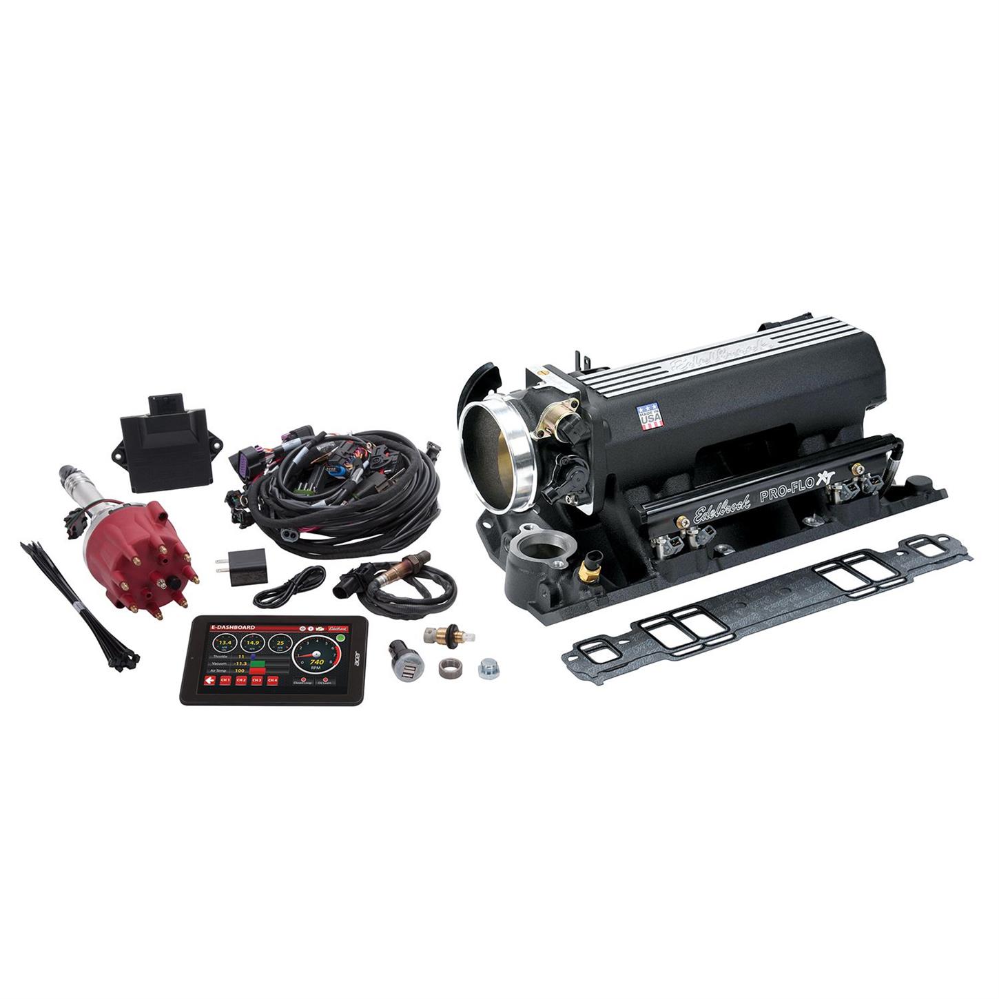 Edelbrock 35813 Pro-Flo 4 EFI XT-Style Kit, Pre-1986 SBC